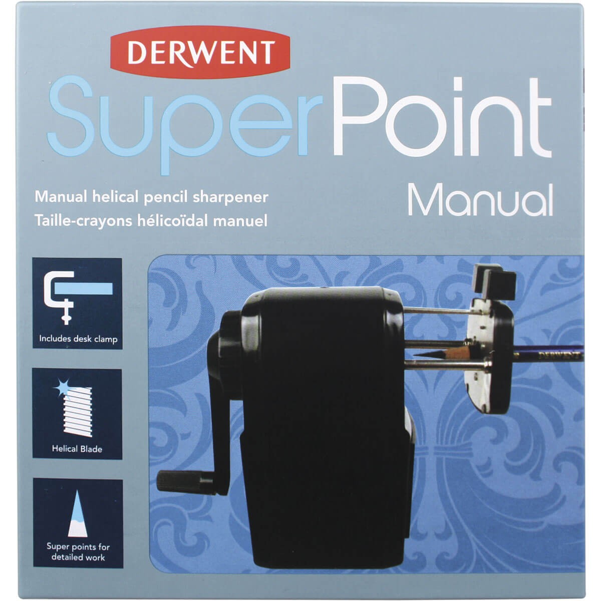 Apontador de Mesa Manual com Manivela 1 Furo com Depósito Super Point ...